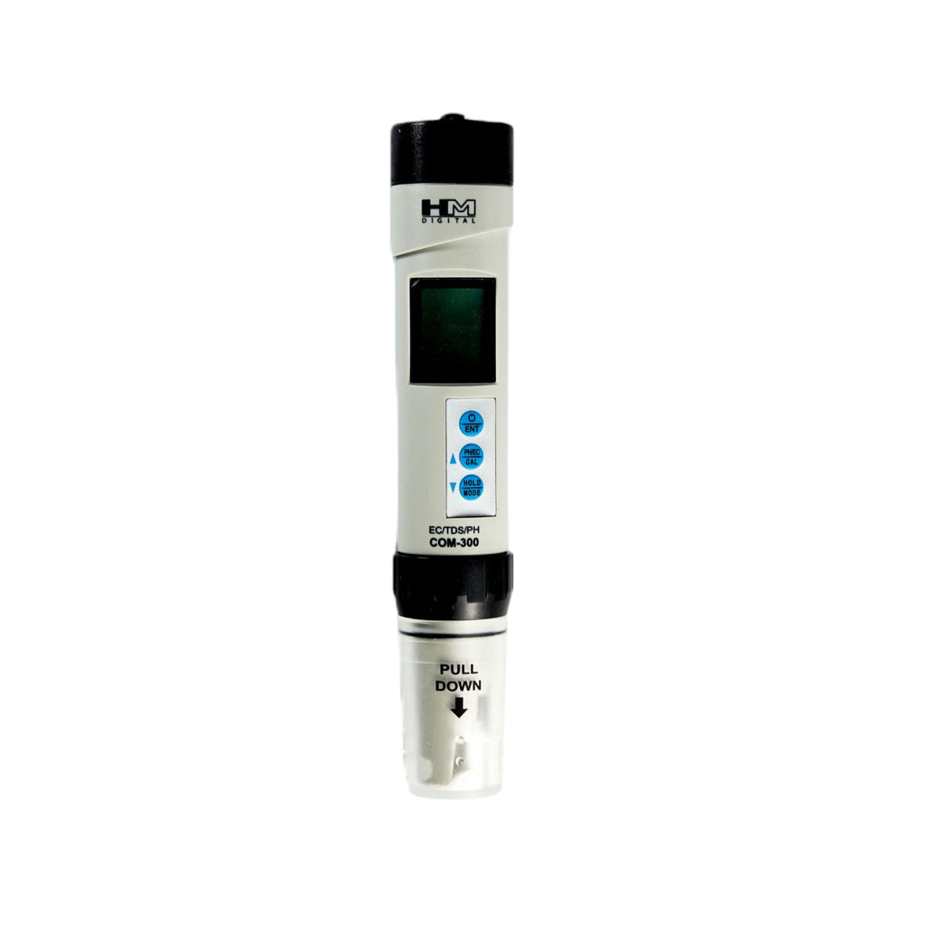Conductímetro COM-300 EC, TDS, pH, T° – TechPro Agro